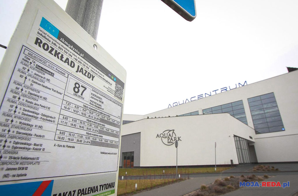 Nowa linia autobusowa z Rumi do Aquaparku - Moja Reda